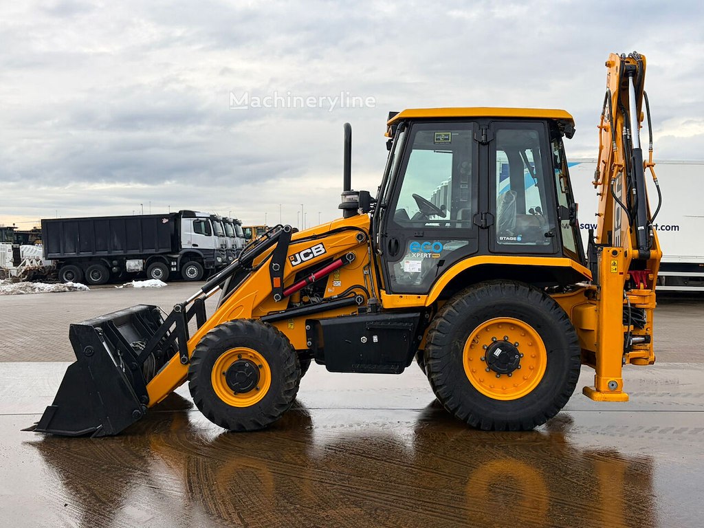 Novi JCB 3DX 4x4 Telescopic boom, 6-1 bucket, AC Cabin Hammerlines bager-utovarivač