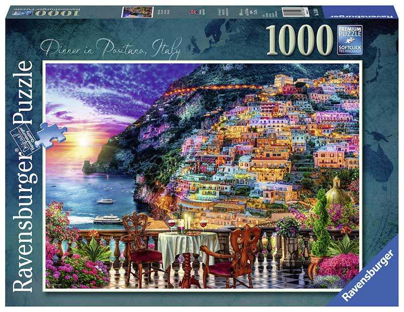 Ravensburger Puzzle 1000 delova - Večera sa pogledom na Positano, Italija