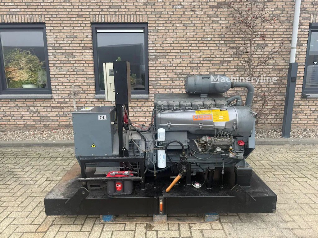 Deutz BF6L 912 Stamford 72.5 kVA noodstroom generatorset as New ! 28 h diesel generator