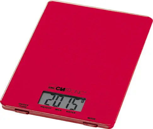 Clatronic Digitalna kuhinjska vaga 5kg KW 3626 Crvena