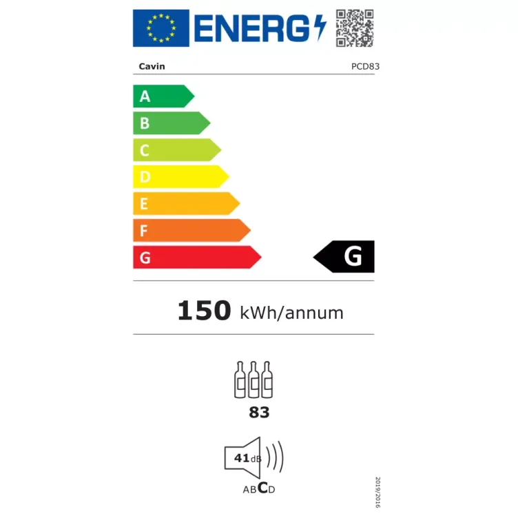 CAVIN PCD83FGB vinska vitrina