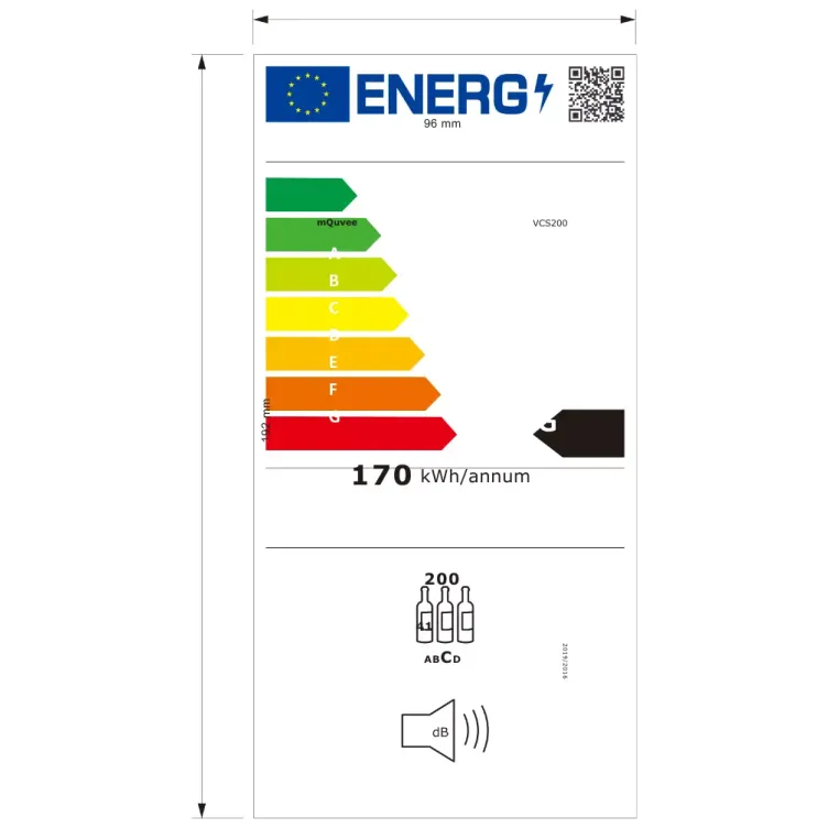 mQuvée VCS200FGB vitrina za vina