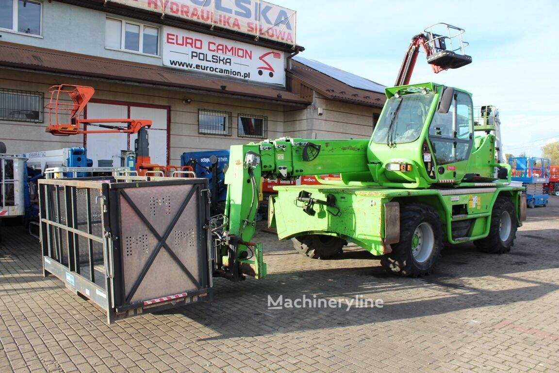 Merlo ROTO 45.21 - 21 m / winch, basket, forks telehandler rotating teleskopski utovarivač