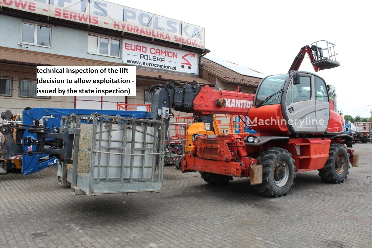 Manitou MRT 2150 Privilege - 21 m basket forks telehandler rotating teleskopski utovarivač