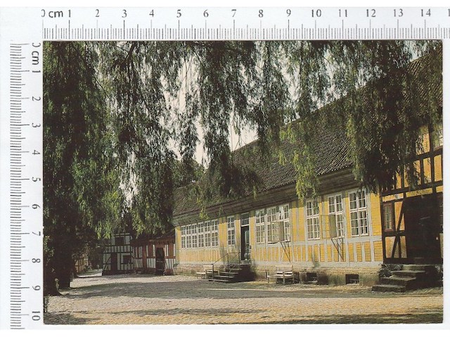 The urban museum `The old Town` Arhus, Danska
