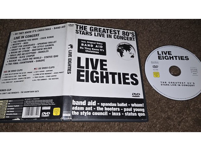 VA - Live eighties DVD
