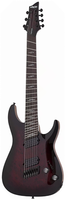 Schecter Omen Elite-7 Multiscale Black Chery Burst 7-žičana električna gitara