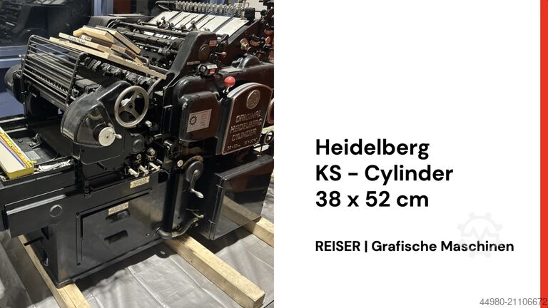 Mašina za visoki tisak
Heidelberg KS - Zylinder 38 x 52 cm