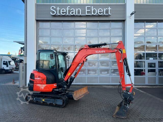 Mini bager
Kubota KX 037-4 / nur 531h! / 2024 / hydr. Grabenräumer
