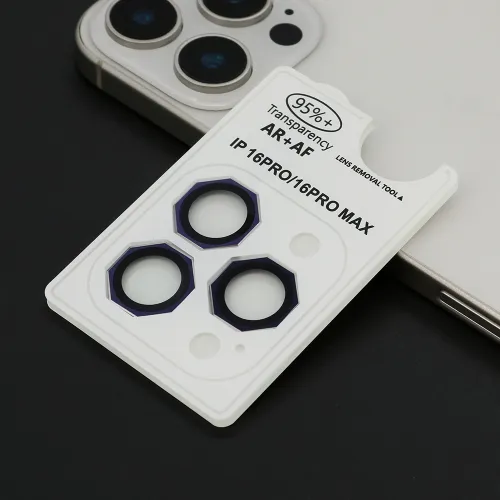 Folija za zastitu kamere OCTAGON za iPhone 16 Pro (6.3)/16 Pro Max (6.9) ljubicasta (MS)