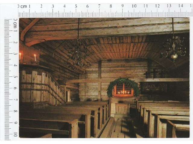 The old Church of Sodankyla, build in 1689, Finska
