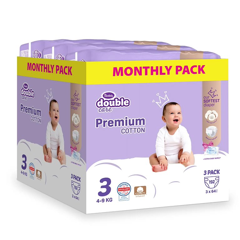 Violeta DC Pelene Premium 3, Monthly, 192/1