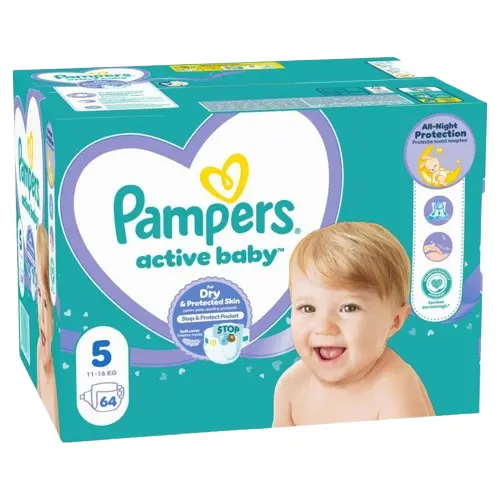 Pampers Pelene Active Baby 5, GP, 11-16 kg, 64/1