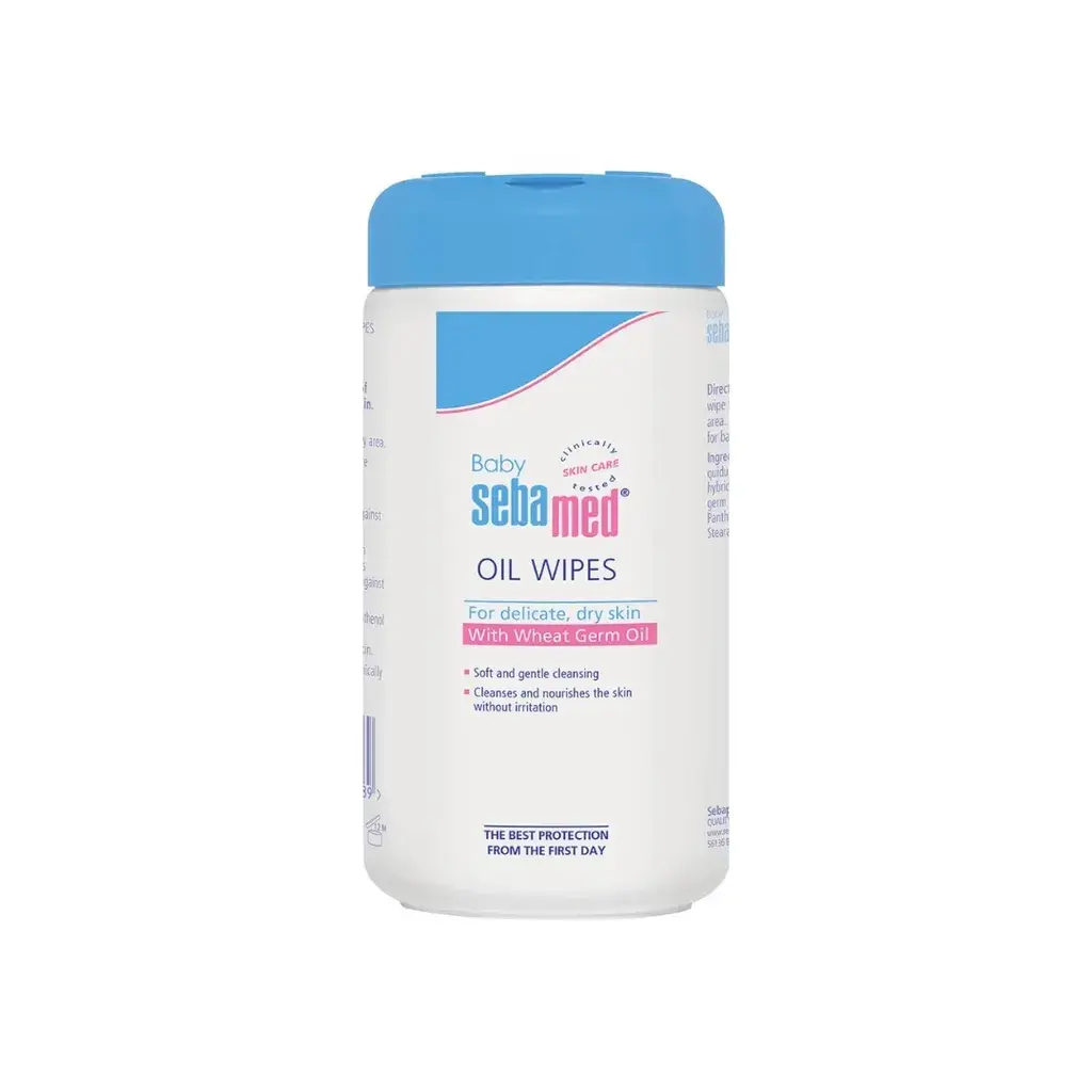 Sebamed Baby uljane vlažne maramice, 70 komada
