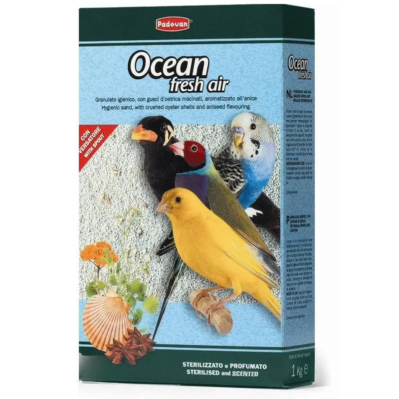 PADOVAN Pesak za ptice OCEAN FRESH AIR 1kg