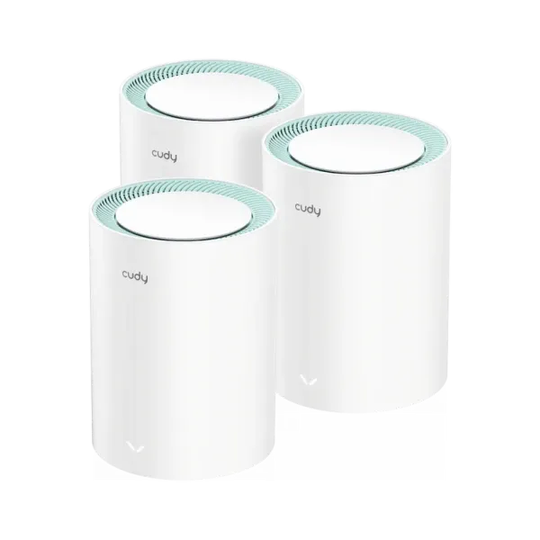 Whole Home Wi-Fi Gigabit Mesh System Cudy M1300 AC1200 Dual Band(3-Pack)