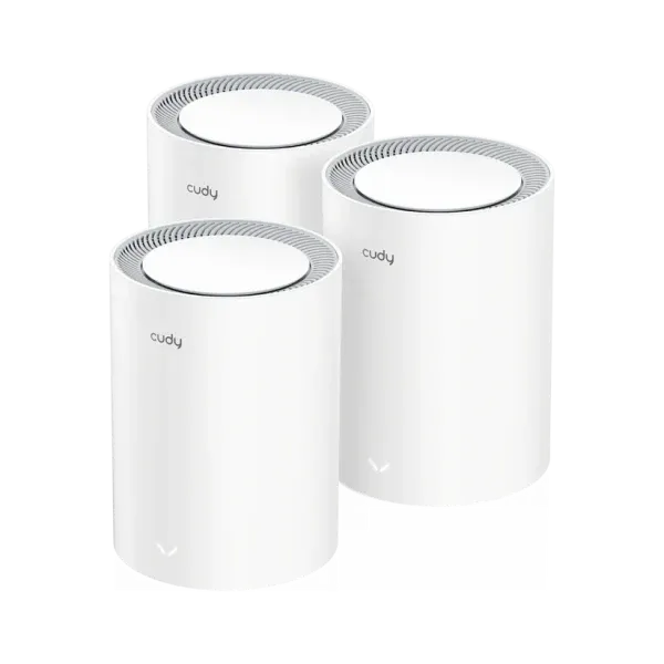 Whole Home Wi-Fi 6 Mesh System 2.5G Solution Cudy M3000 AX 3000 Dual Band(3-Pack)