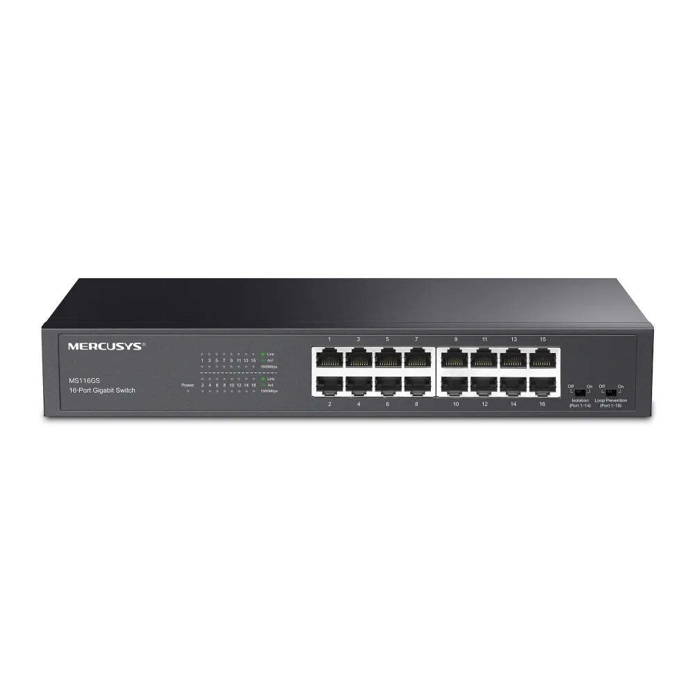 MERCUSYS MS116GS(UN) 16-Port Gigabit Desktop/Rackmount Switch