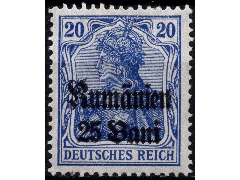 Deutsches Reich 1918. Rumanien