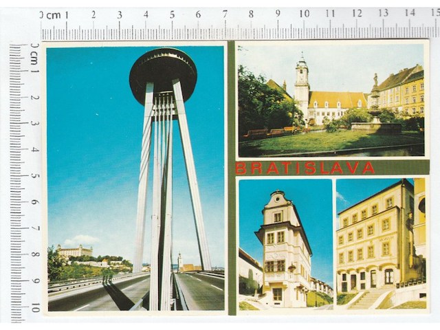 Bratislava - Most SNP s kaviarnou Bystrica, Slovačka