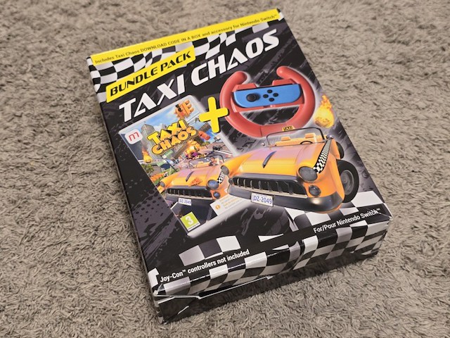 SWITCH Taxi Chaos Steering Wheel bundle (Code in a box)