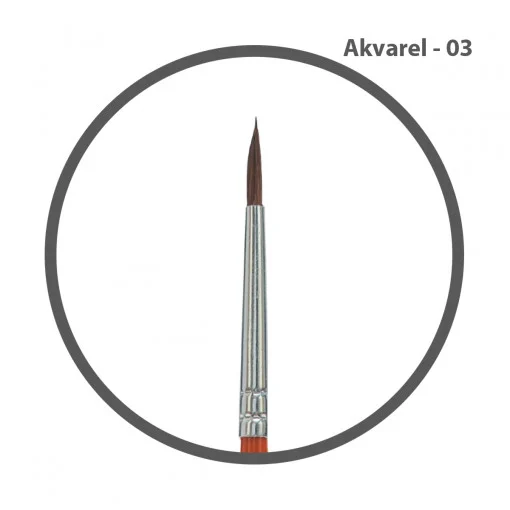 Četkica akvarel br.03 milan 101 3 80303