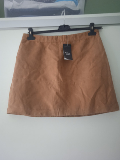 NEW LOOK kao kožna suknja UK12EUR40 ETIKETE