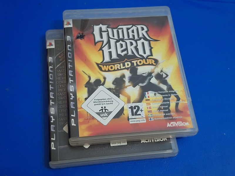 Guitar Hero ps 3 Metallica -World Tour
