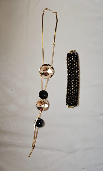 Noira Luxe lariat circle set ogrlica i narukvica