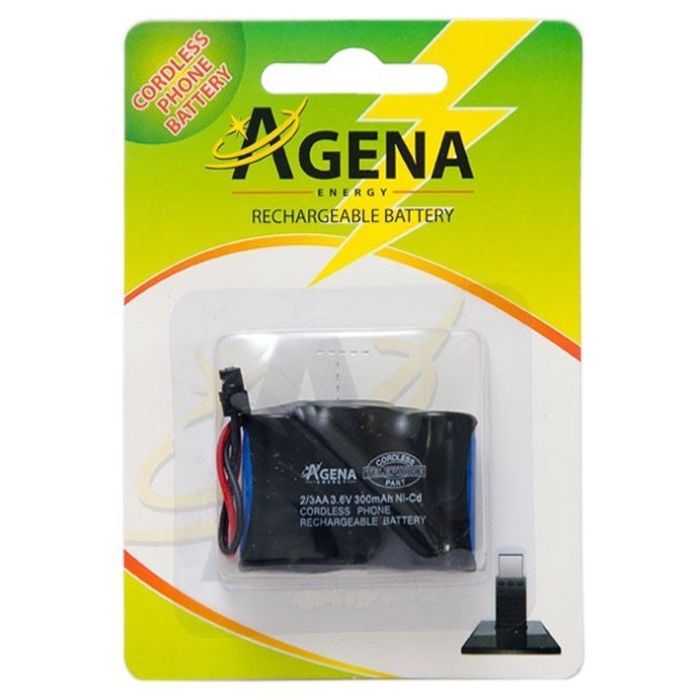 Agena P201 3.6V 300mAh Ni-Cd punjiva baterija
Agena P201 3.6V 300mAh Ni-Cd punjiva baterija