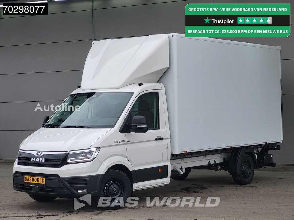 Novi MAN TGE 3.180 Automaat Laadklep Bakwagen 2025 Facelift Navi LED Airc kamion furgon < 3.5t