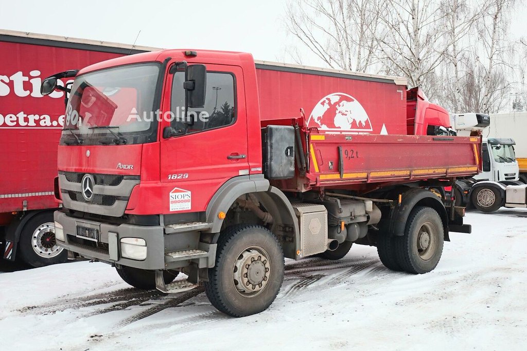 Mercedes-Benz AXOR 1829 AK, 4x4, EURO 5, MEILLER KIPPER, ADR kiper