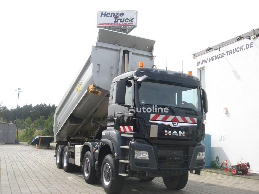 MAN TG-S 4 Achs Muldenkipper 35.460 8x6 Meiller 18m³ kiper