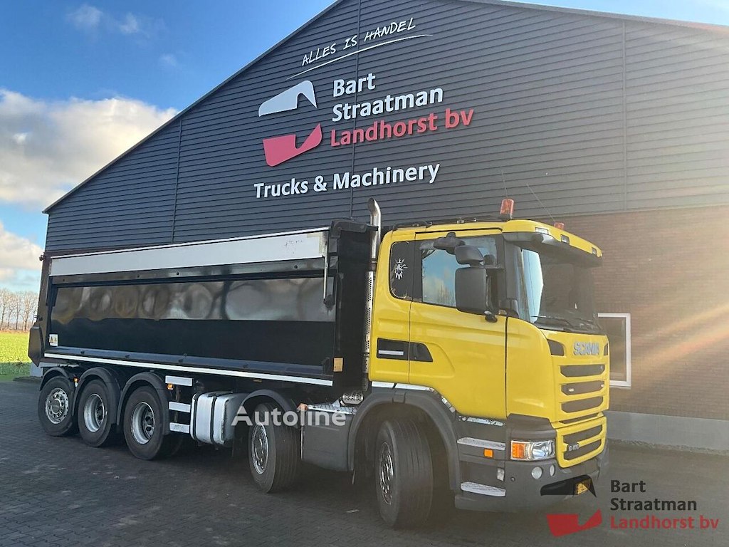Scania G410 10x4 Euro 6 met geisoleerde asfalt kipper kiper