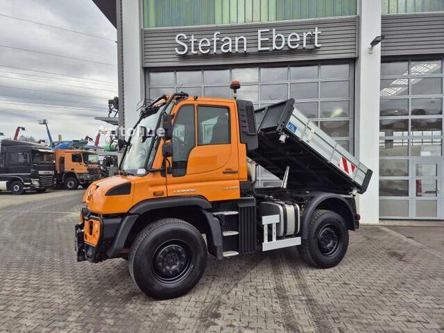 Mercedes-Benz Unimog U423 4x4 Hydrostat Zapfwelle kiper