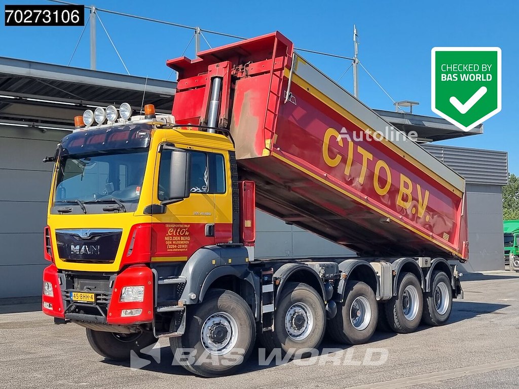 MAN TGS 41.480 10X8 NL-Truck BigAxle 10x8 22m3 Tipper Navi Euro 6 kiper