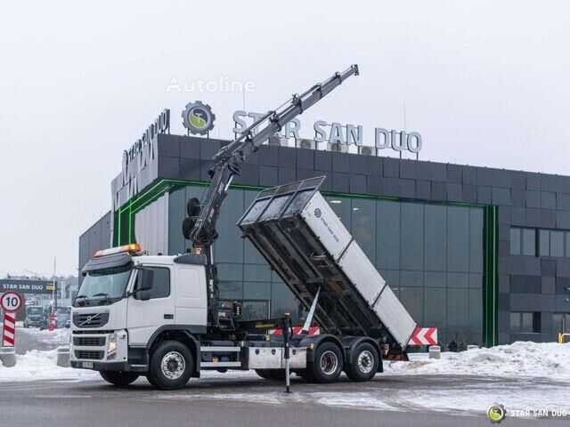 Volvo FM430 6x2 HIAB 166 E-5 HIPRO Crane Kipper kiper