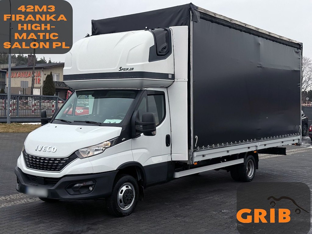 IVECO Daily 50C18 Hi-Matic Plandeka 42m3 2x Firana + Suwany dach Salon kamion s ceradom < 3.5t