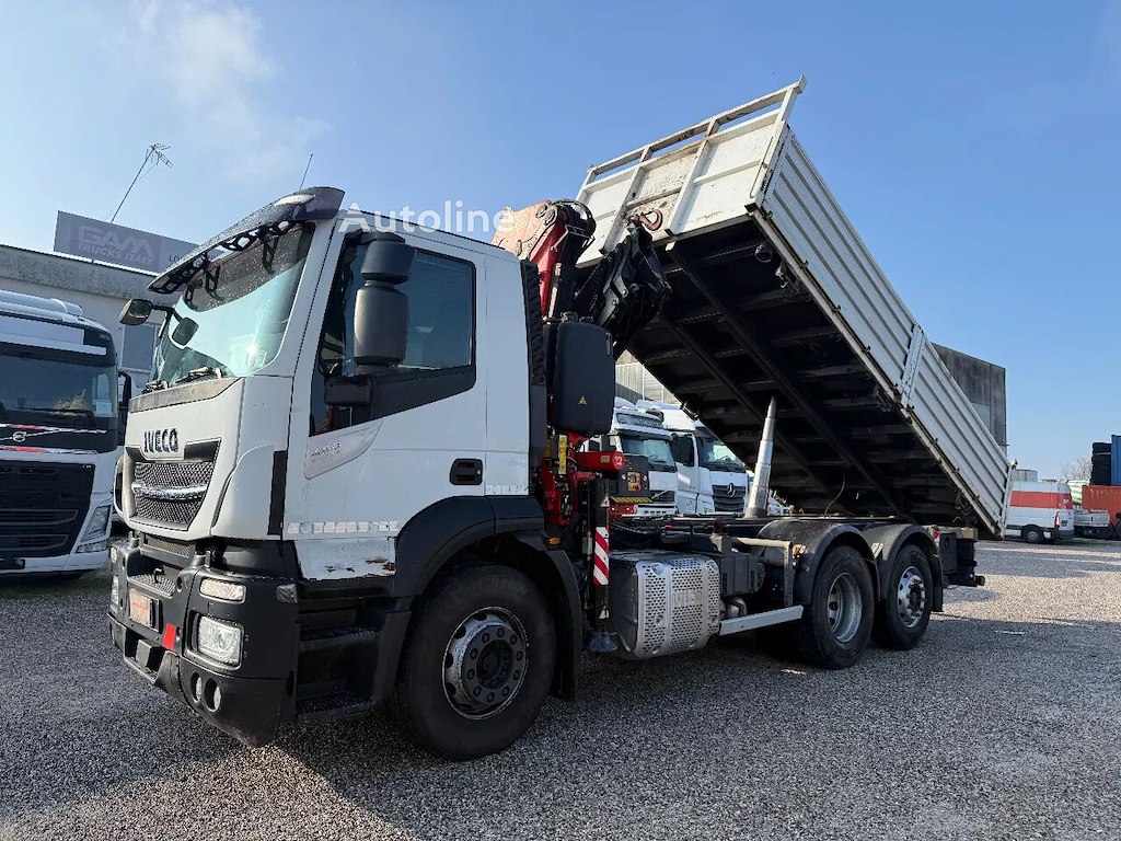 IVECO Stralis 260.46 Stralis 260SY46 FASSI F195AC kiper
