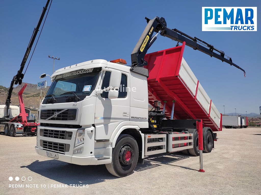 Volvo FM 440 6X4 GRUA PALFINGER PK 19000 BASCULANTE kiper