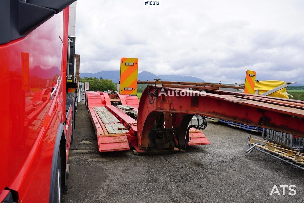 Vang 4 akslet brønnhenger selges som rep.objekt poluprikolica sa niskom platformom
