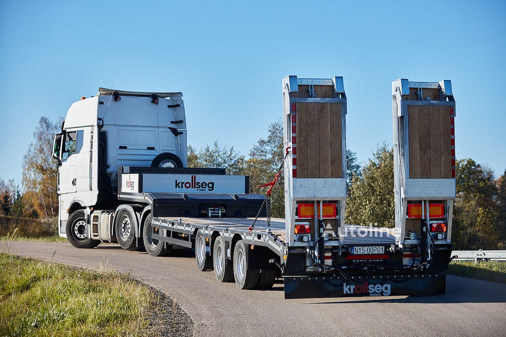 Nova Krollseg Semi trailer poluprikolica sa niskom platformom