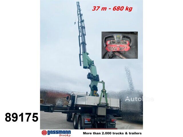 MAN TGS 26.480/6x4/BB kamion s ravnom platformom