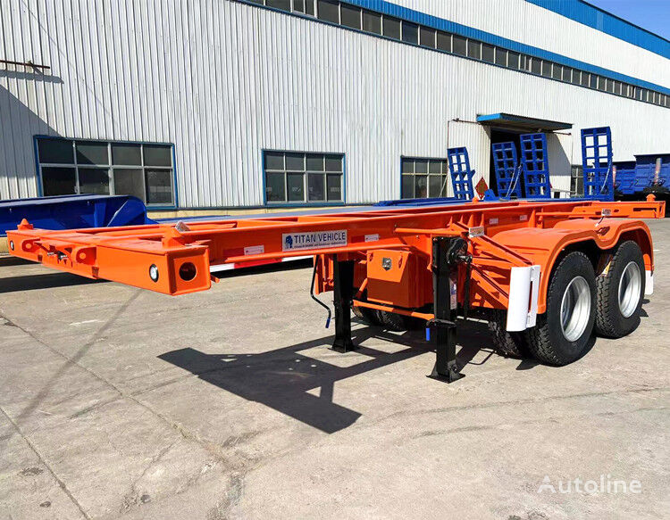 Nova Titan 2 Axle Skeletal Trailer for Sale poluprikolica za prevoz kontejnera
