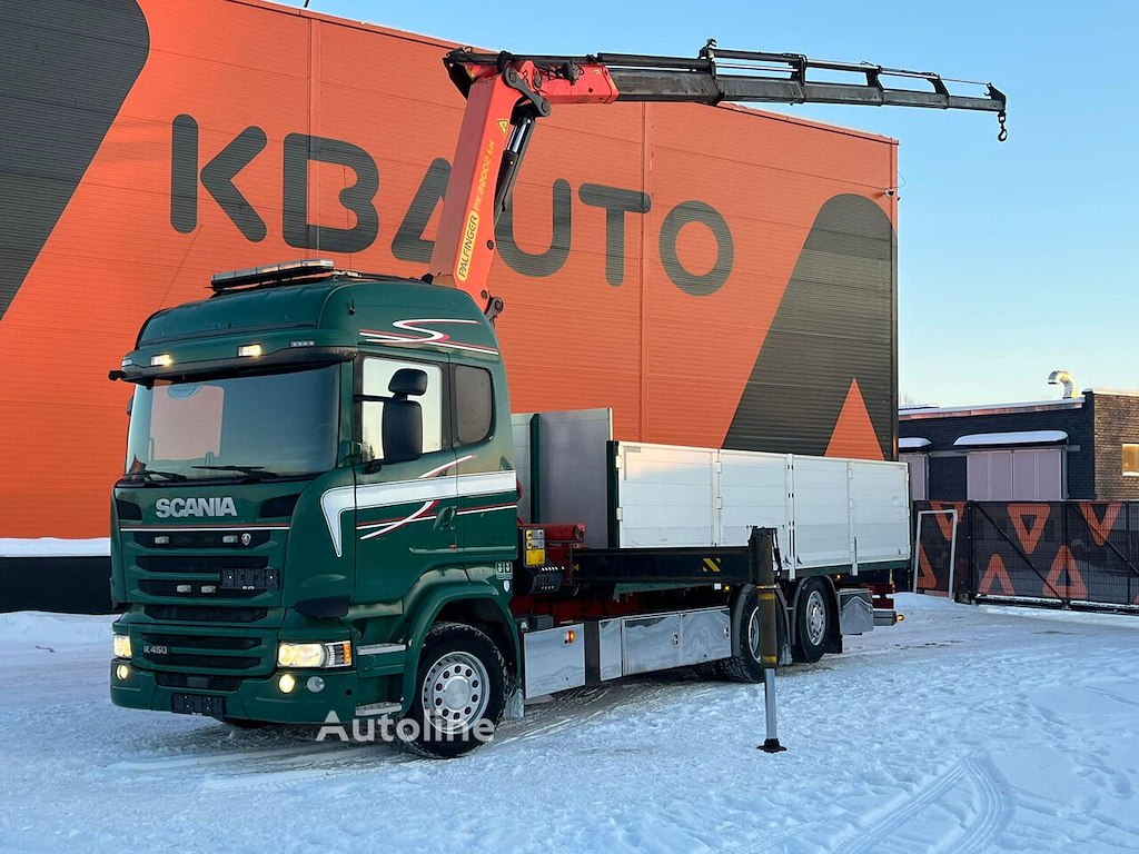 Scania R 450 6x2*4 PK 22002 / PLATFORM L=7017 mm kamion s ravnom platformom
