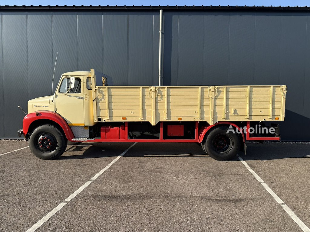 Scania 50 L5046 – 4x2 classic oldtimer open box truck kamion s ravnom platformom