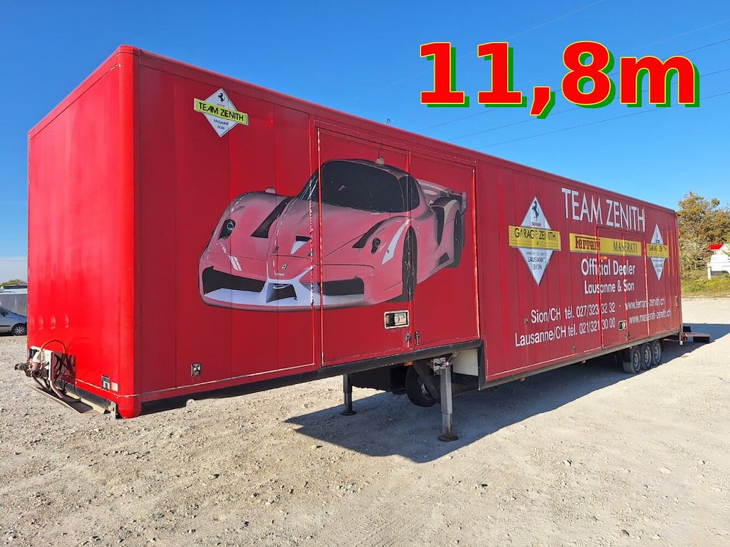Fankhauser FA-1398 - car transport semi-trailer 11,8 m + Winch+hydraulic ra poluprikolica autotransportera