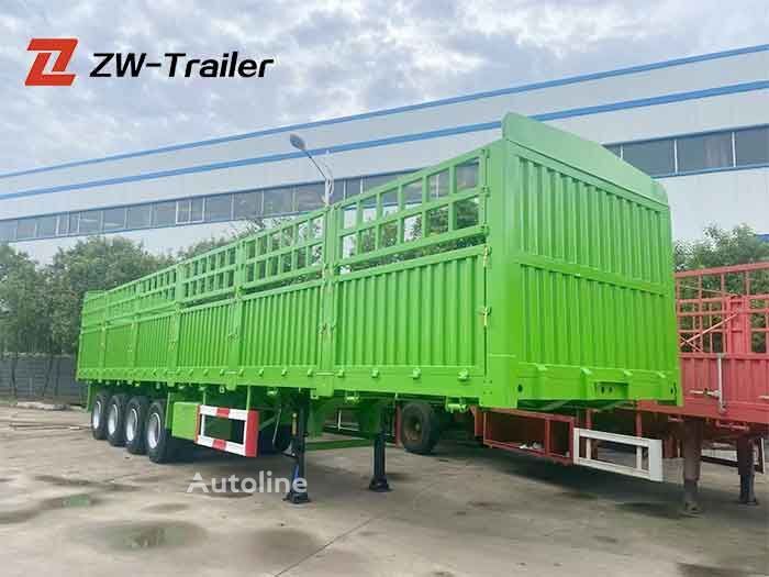 Nova ZW-Trailer 4 Axle 80 Ton Cargo Transport Fence Semi Trailer poluprikolica za prevoz stoke