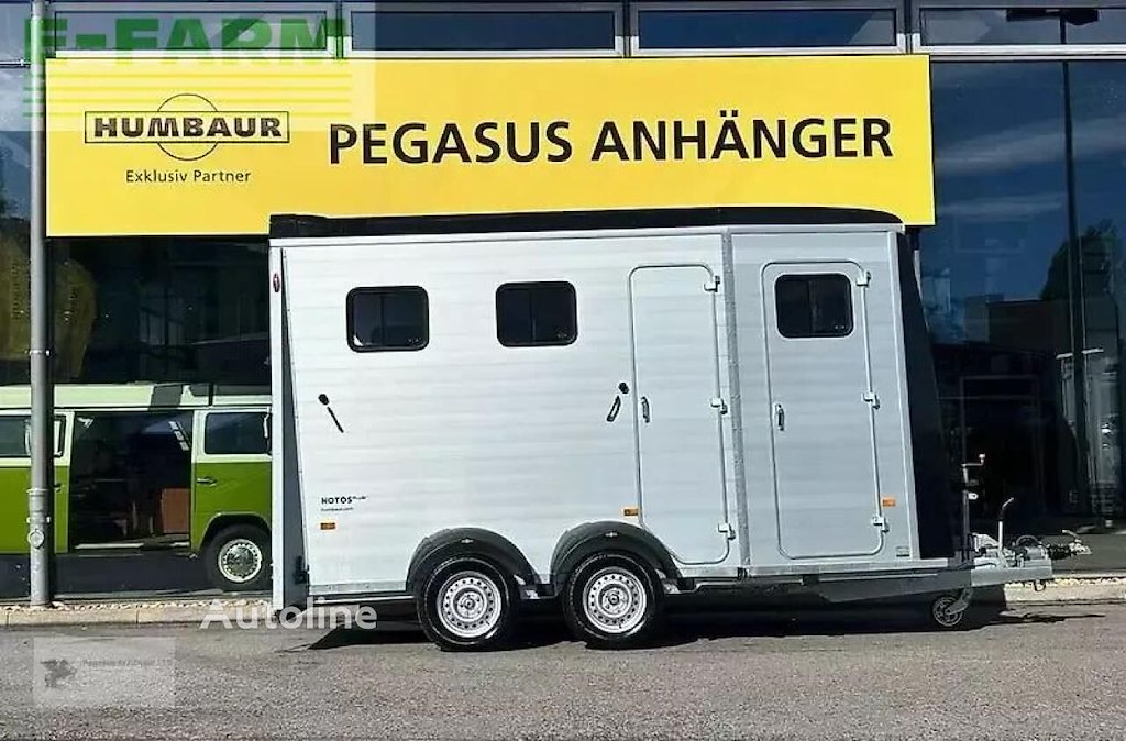 Humbaur notos plus 2 pferdeanhännger 3,5t alu neu prikolica platforma