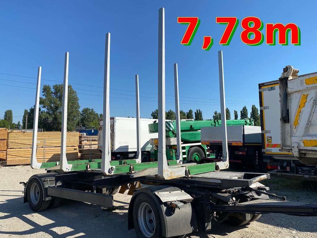 Schwarzmüller Log transporter trailer / 7,8 m šumarska prikolica
